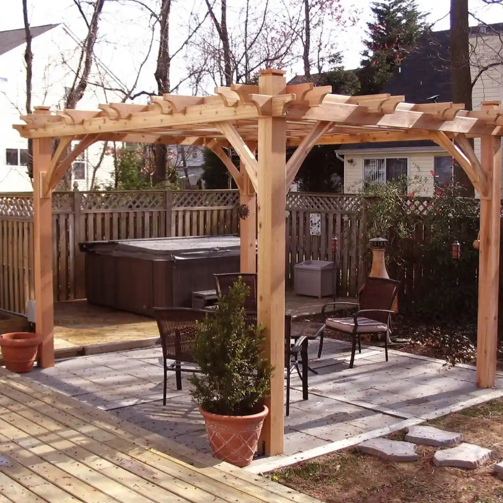 Outdoor Living Today 8x10 Breeze Cedar Pergola Kit