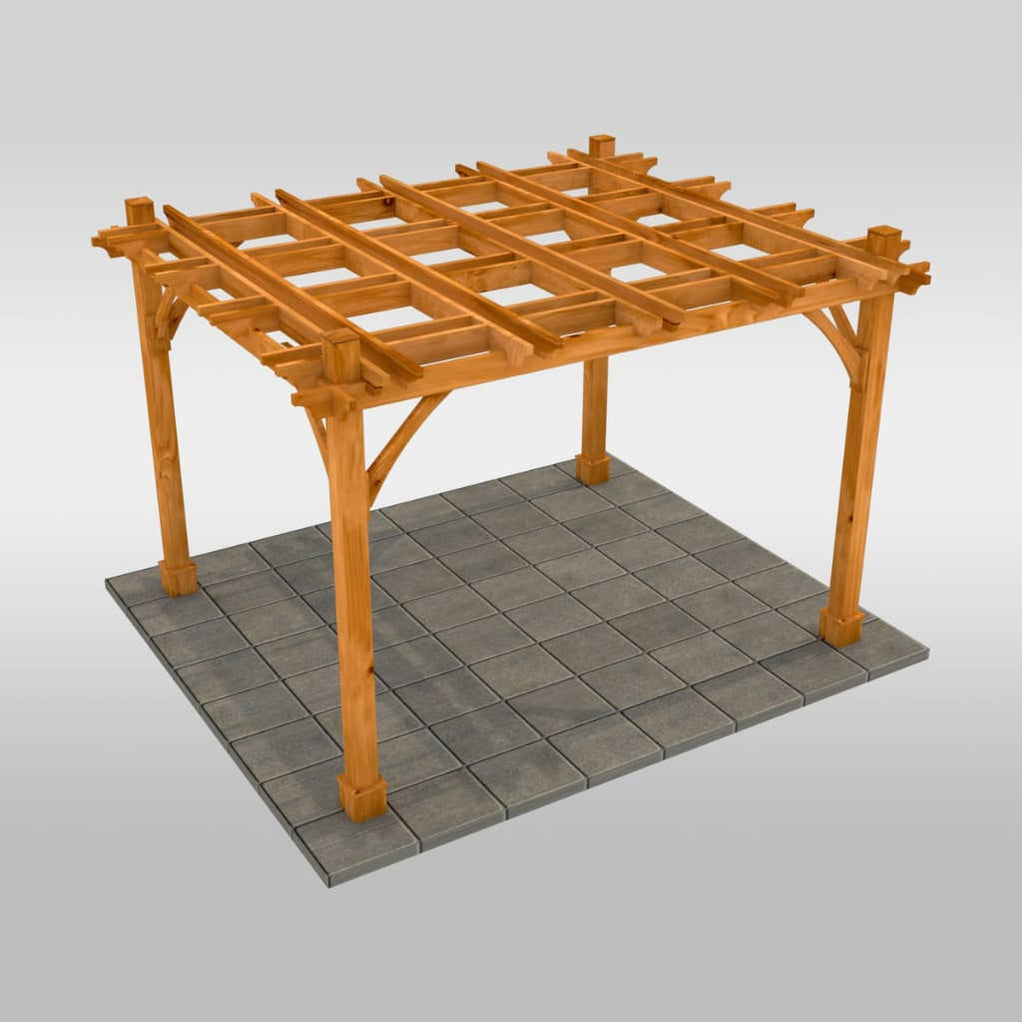 Outdoor Living Today 10x10 Breeze Cedar Pergola Kit