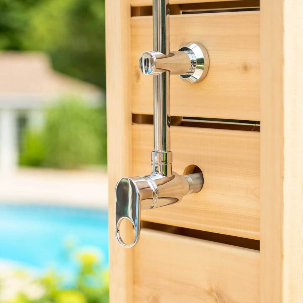 Canadian Timber Sierra Pillar Outdoor Shower | Dundalk