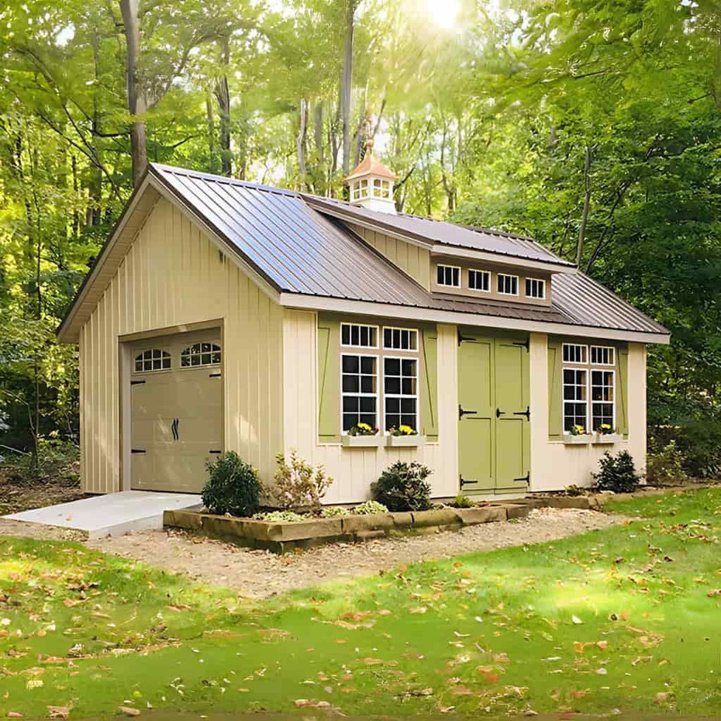 EZ-Fit Skyview Storage Shed | Wood Shed Kit