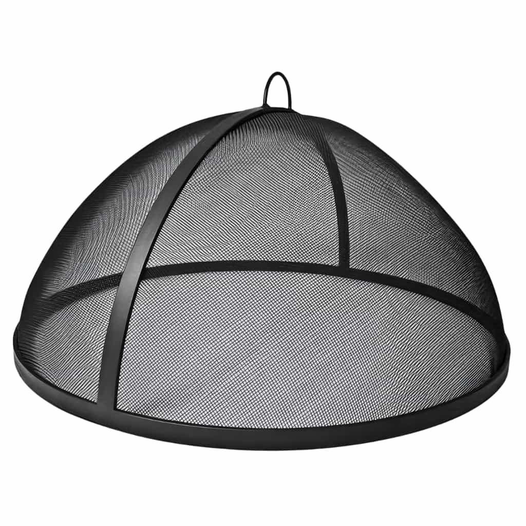 Fire Pit Screen with Lift Off Dome in Hybrid Steel | Master Flame