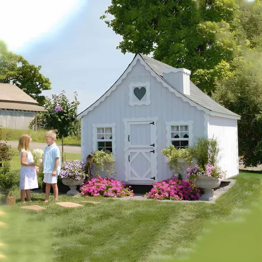 Gingerbread Cottage Playhouse Kit | Little Cottage Company