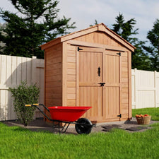 Outdoor Living Today 6x4 SpaceMaster Wood Storage Shed