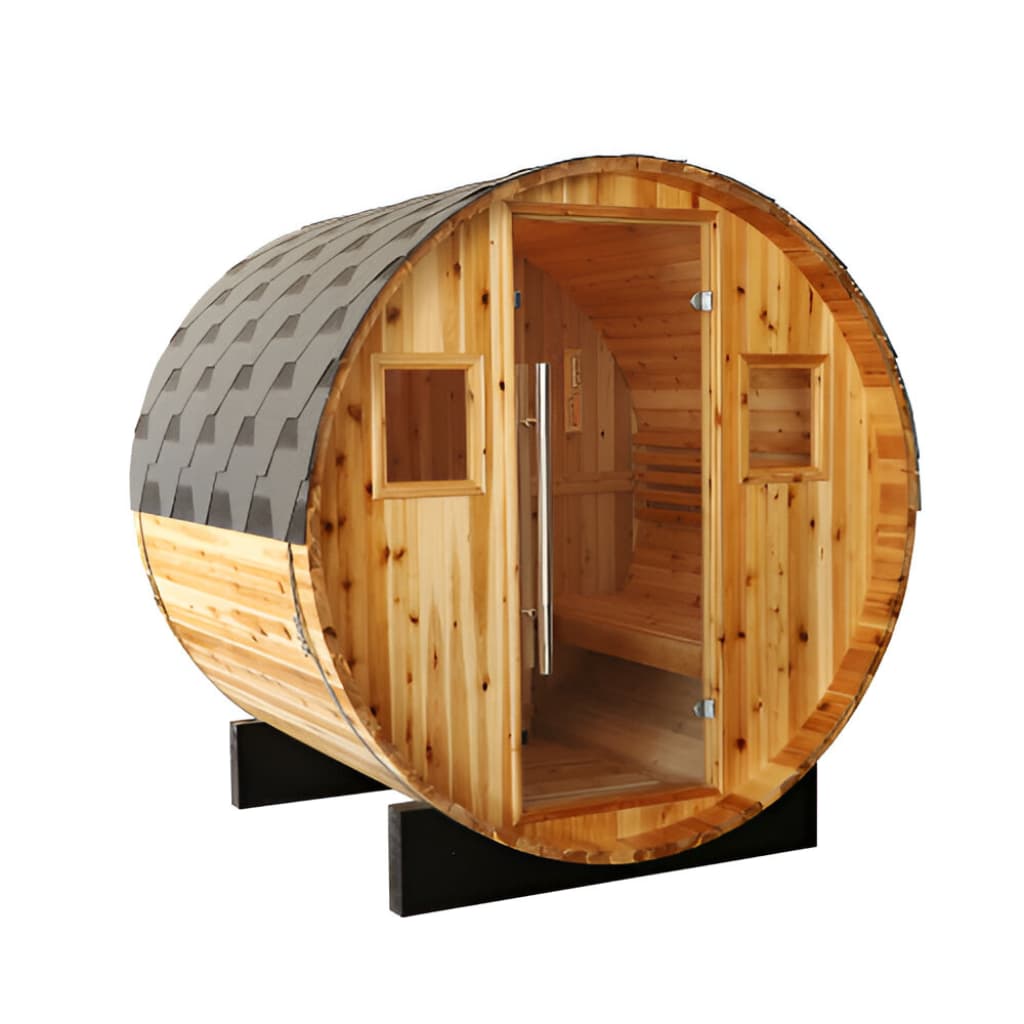 SunRay Aurora Traditional Barrel Sauna