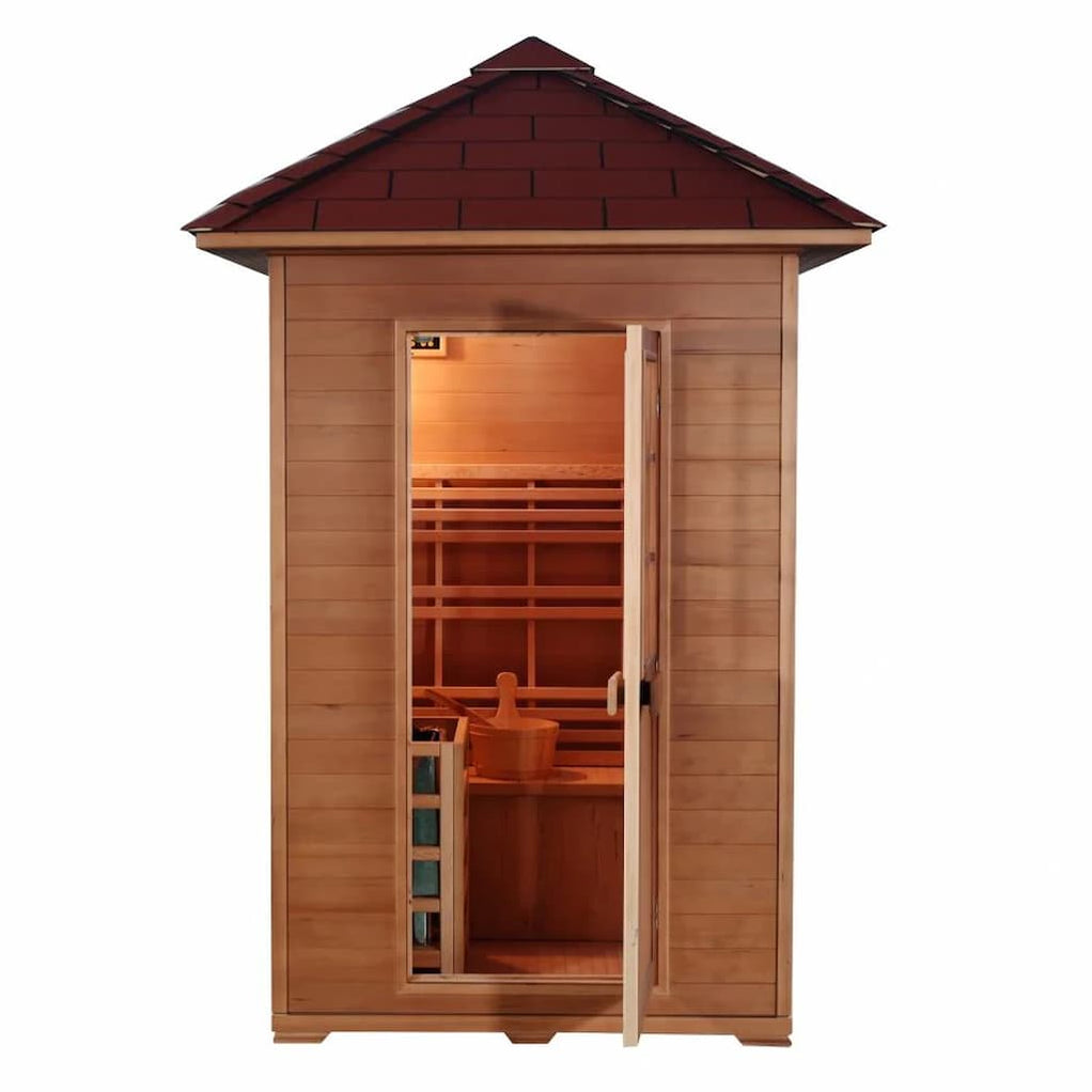 2-Person Outdoor Traditional Eagle Sauna | SunRay