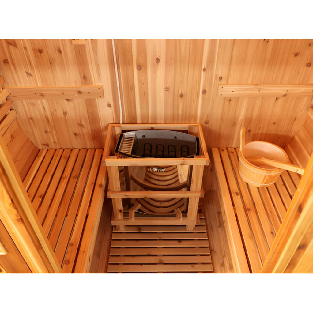 SunRay Solace 2-Person Traditional Barrel Sauna