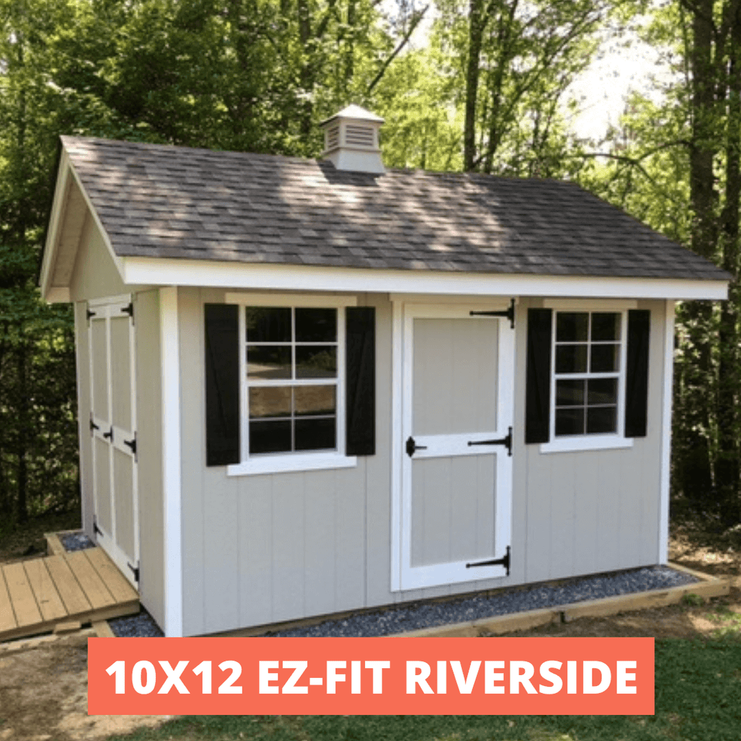 10 X 12 Ez Fit Riverside Shed Kit Selectsheds Com