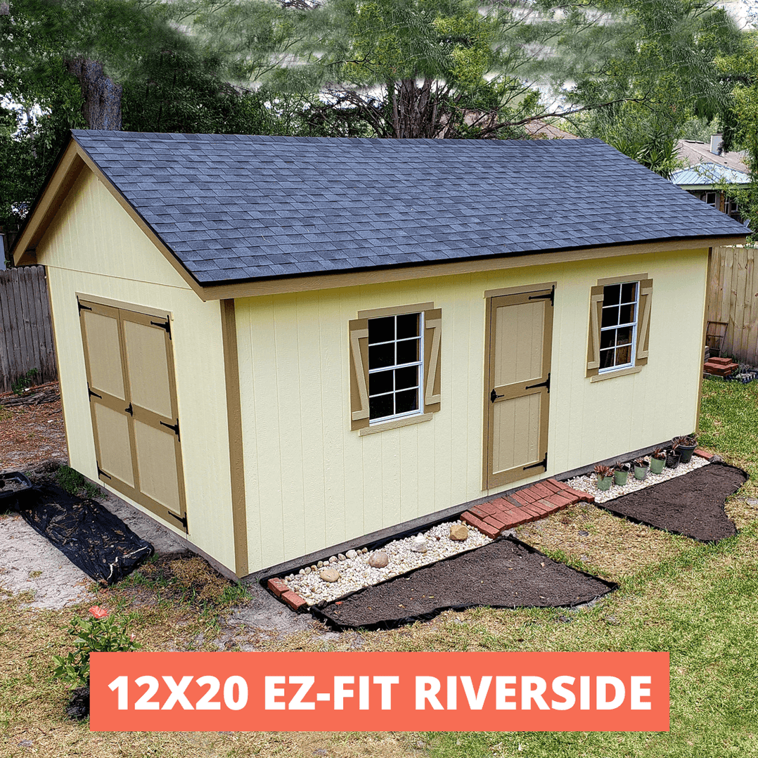 10 X 12 Ez Fit Riverside Shed Kit Selectsheds Com