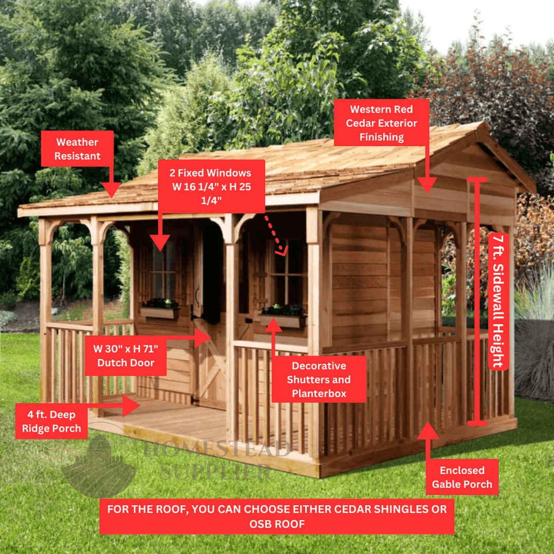 Cedarshed Cookhouse BBQ Shed