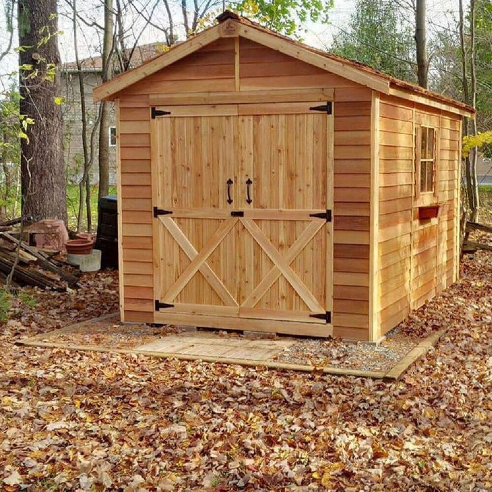 Cedarshed Rancher Storage Shed Kit