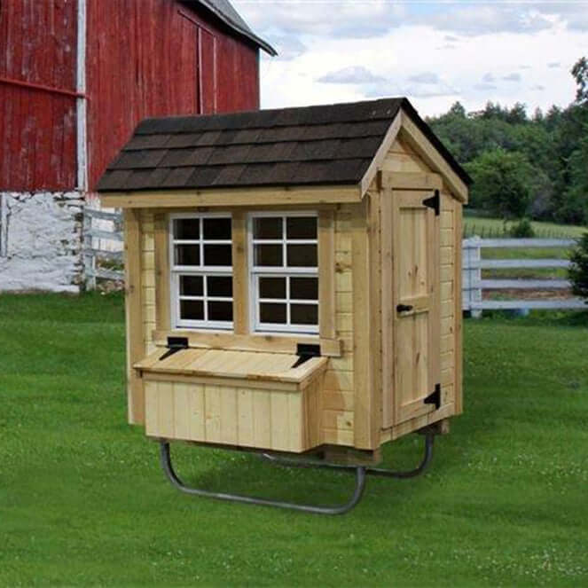 4x6 Chicken Coop Kit | EZ-Fit Portable Chicken Coop