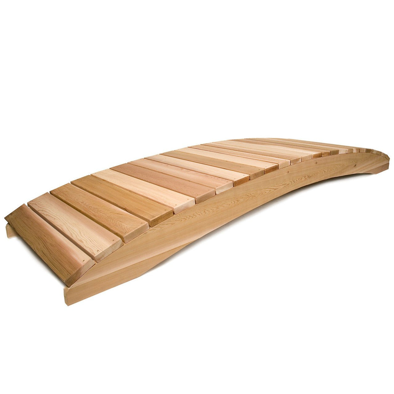 12 ft Wooden Garden Bridge | Homestead CedarWorks