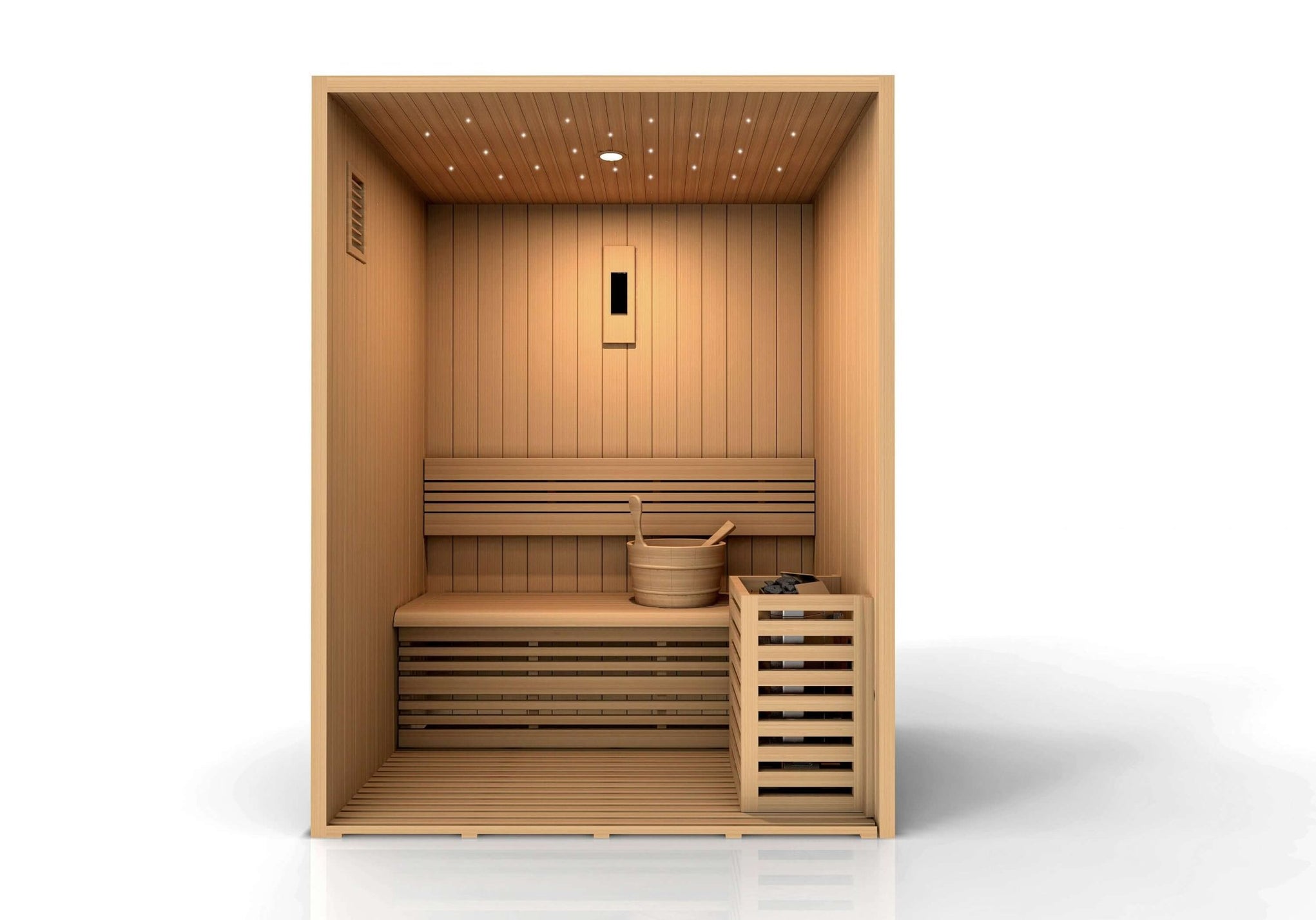 Golden Designs Sundsvall Edition 2-Person Traditional Steam Sauna in ...