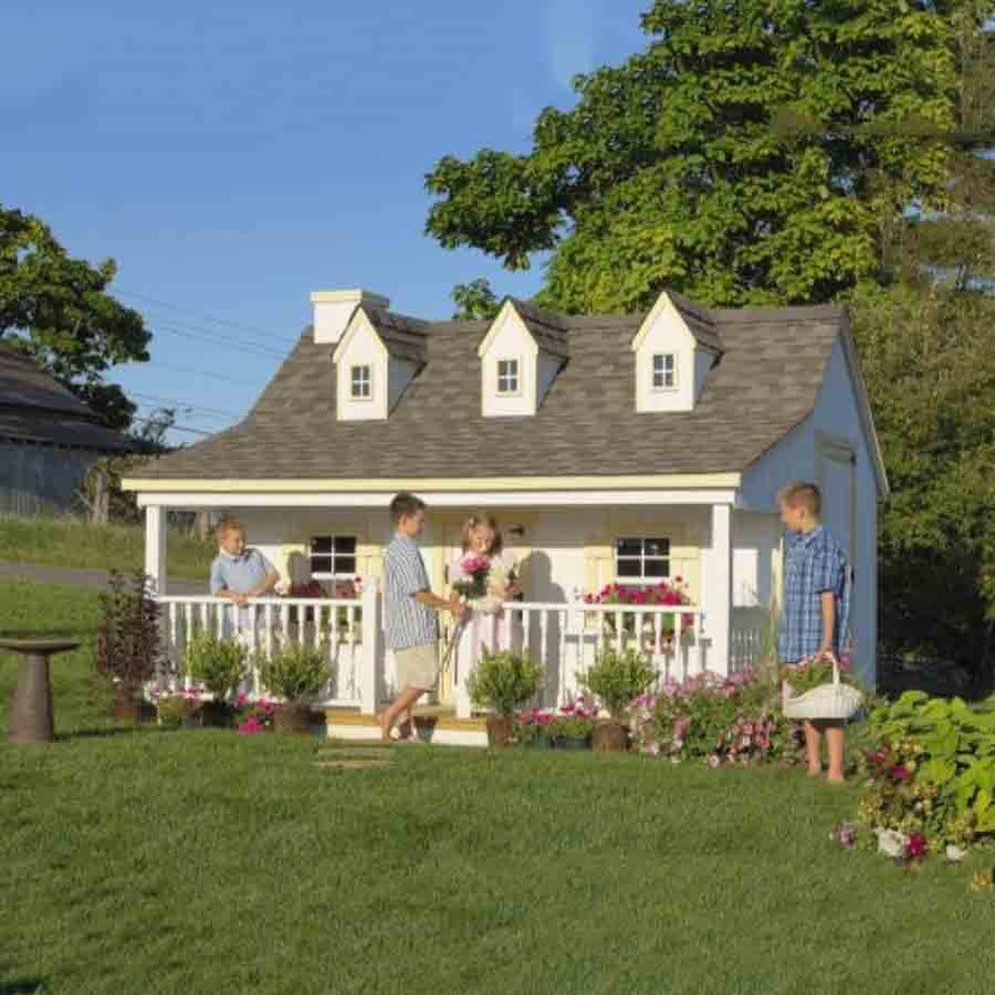 The Pennfield Cottage Playhouse Kit | Little Cottage Company
