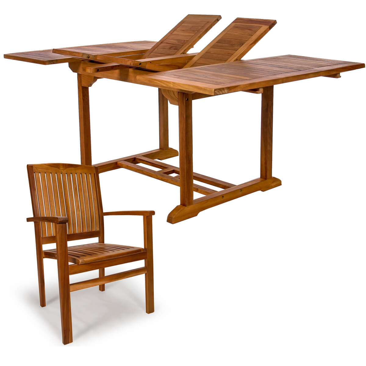 5pc Butterfly Dining Table & Chairs Set | Homestead CedarWorks