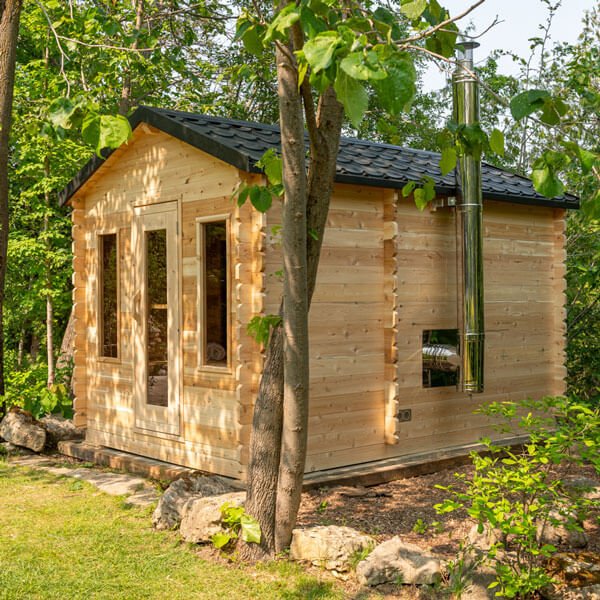 Canadian Timber Georgian Cabin Sauna with Changeroom | Dundalk